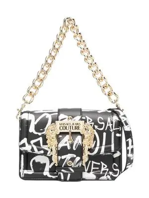 VERSACE Versace Jeans Couture Graffiti-Print Crossbody Bag