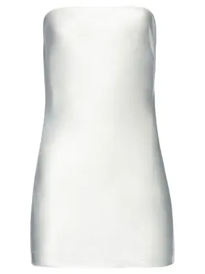 Retrofete Indiyah Strapless Dress - White