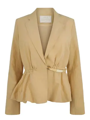 Ulla Johnson Talie Belted Blazer - Neutrals