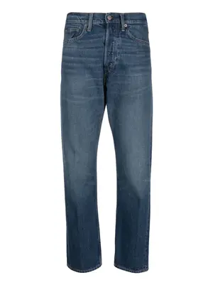 Polo Ralph Lauren 3x1 Rigid High-waist Cropped Jeans - Blue
