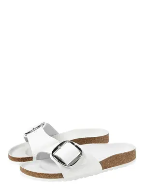 BIRKENSTOCK Birkenstock Madrid Big Buckle Leather Sandal White