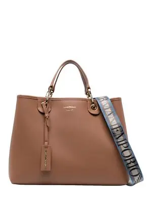 Emporio Armani Medium Myea Bag Tote Bag - Brown