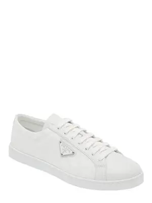 Prada Triangle Logo Sneakers - Bianco