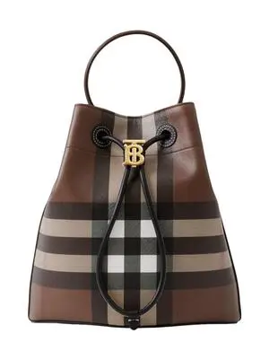 BURBERRY Burberry TB Leather Bucket Bag