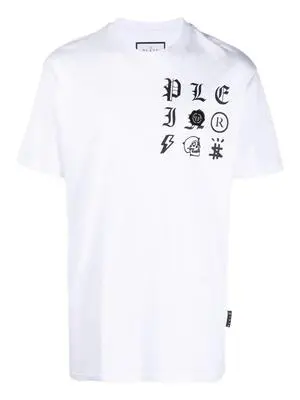 Philipp Plein Gothic Plein Logo-print T-shirt - White