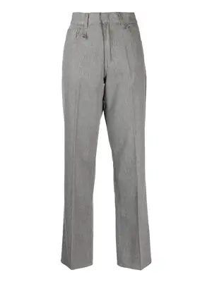 R13 Lemmy Mid-rise Straight-leg Jeans - Grey