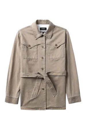 A.p.c. Joann Belted Jacket - Neutrals