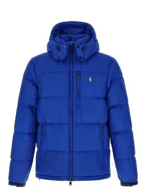 Polo Ralph Lauren Logo Embroidery Down Jacket Blue