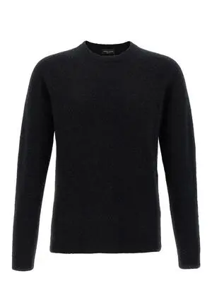 ROBERTO COLLINA Cashmere And Silk Blend Sweater Black