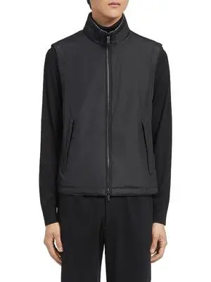 Zegna Zephyr Reversible Vest - Black
