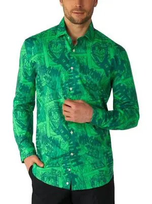 Opposuits The Joker™ Stretch Button-up Shirt - Green