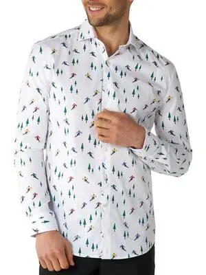 Opposuits Winter Sprinter Stretch Button-up Shirt - White
