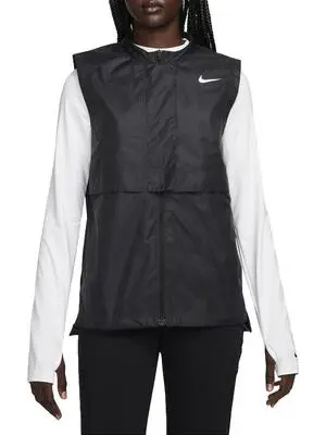 Nike Tour Repel Golf Vest - 010 Black/white