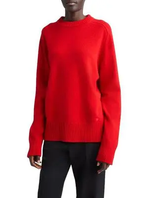 Loulou De Saison LOULOU DE SAISON Baltra Cashmere Sweater Red
