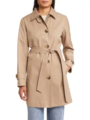 Sam Edelman Sam Edelman Belted Trench Coat Sand