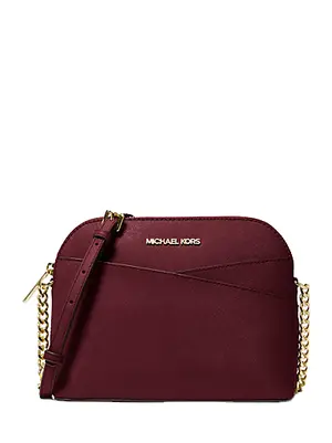 Michael Kors Michael Kors Jet Set Travel Medium Dome Crossbody Bag Red