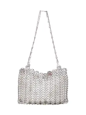 Rabanne 1969 Allover Disc Brass Shoulder Bag - Silver