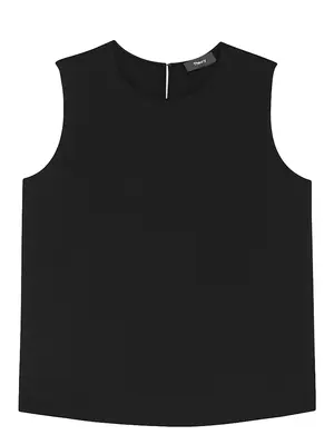 Theory Silk Shell Top - Black