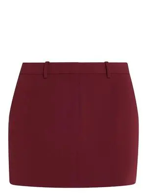 Theory Mini Trouser Skirt - Grenache