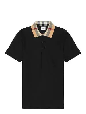 BURBERRY Burberry Cody Polo In Black