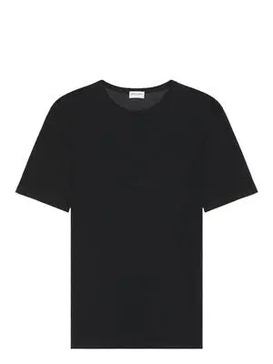 Saint Laurent T-shirt In Black - Noir