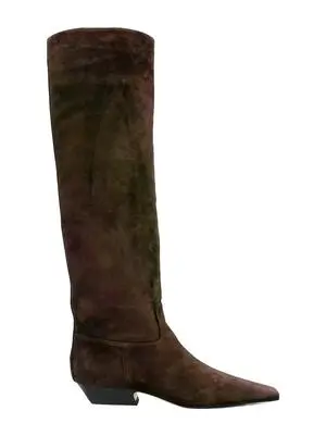 Khaite The Marfa 35mm Knee-high Boots - Brown