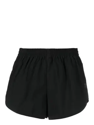Alexander Wang Marathon Logo-print Track Shorts - Black
