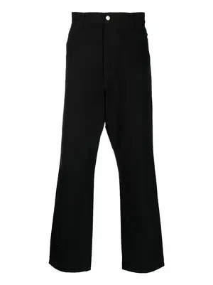 Carhartt Work In Progress Single Knee Straight-leg Trousers - Black