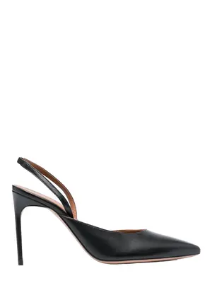 MALONE SOULIERS Gillian 100mm Slingback Pumps - Black