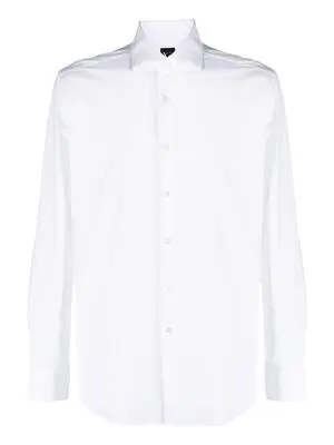 XACUS Button-down Long-sleeve Shirt - White