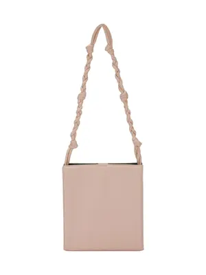 JIL SANDER Medium Tangle Leather Crossbody Bag - Neutrals