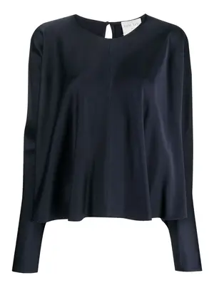 FORTE_FORTE Panelled Blouse - Blue