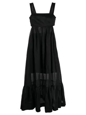 Zimmermann Bow-detailing Midi Dress - Black