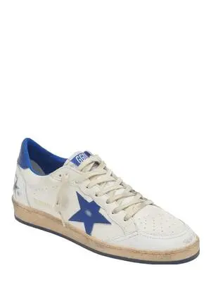 GOLDEN GOOSE Ball Star Low-top Sneakers - White/bluette