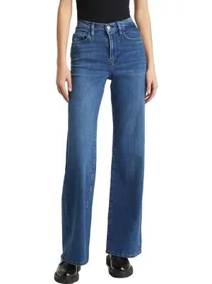 FRAME FRAME Le Slim Palazzo Ankle Jeans Temple