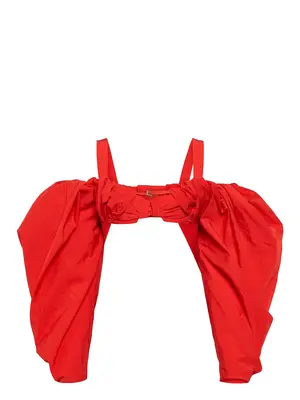 Jacquemus Le Haut Crinoline Bra Top - Red