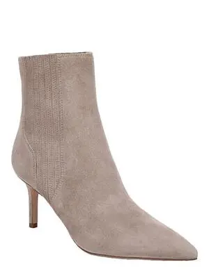 Veronica Beard Lisa 70mm Pointed Toe Bootie - Bark