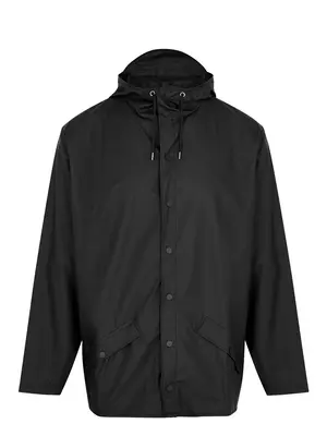 Rains Waterproof Raincoat - Black
