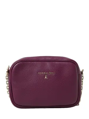 Patrizia Pepe Patrizia Pepe Grained Leather Camera Bag Violet