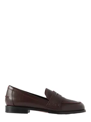 AeydĒ Oscar Leather Loafers - Brown