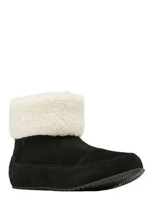 Sorel Go Stumptown Faux Fur-lined Bootie - Black/natural