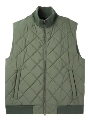 Loro Piana Ampay Quilted Windwish™ Gilet - Green