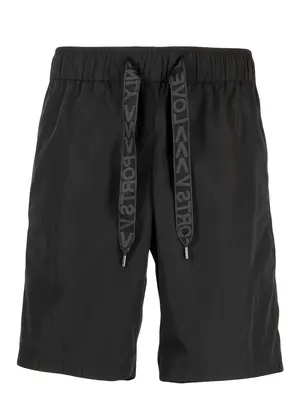 PORTS V Logo-print Track Shorts - Black