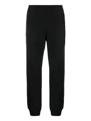 Moschino Logo-patch Elasticated Track Pants - Black