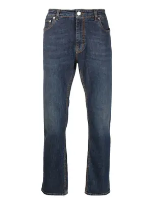 Etro Mid-rise Straight-leg Jeans - Blue