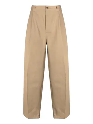 MAISON MARGIELA X Pendleton Yoke-checked Trousers - Brown