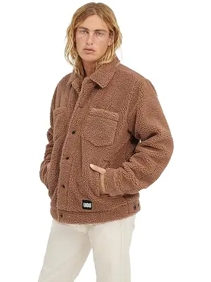 UGG UGG Janson Sherpa Trucker Jacket Brown