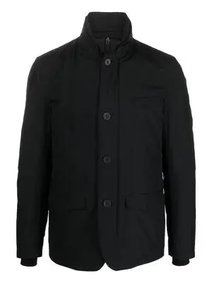 Herno Funnel-neck Padded Jacket - Black