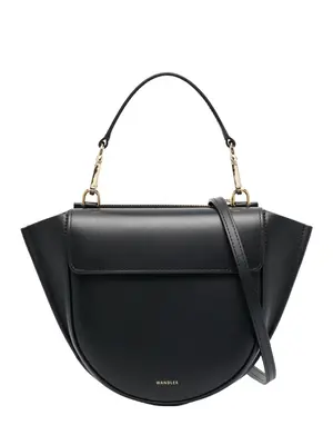 WANDLER Leather Tote Bag - Black