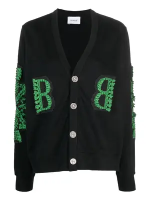 BARRIE B-logo Cardigan - Black